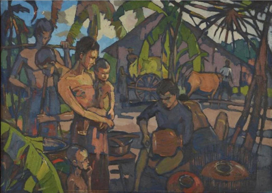 Nhek Dim’s Village Scene: History, Tropical Abundance, and Tragedy ...
