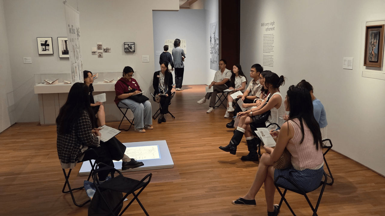 Fernando Zóbel: Reading Group | National Gallery Singapore